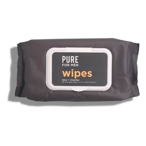 Stay Ready Wipes | Charcoal & Biodegradable Wet Wipes | Pure for Men ...